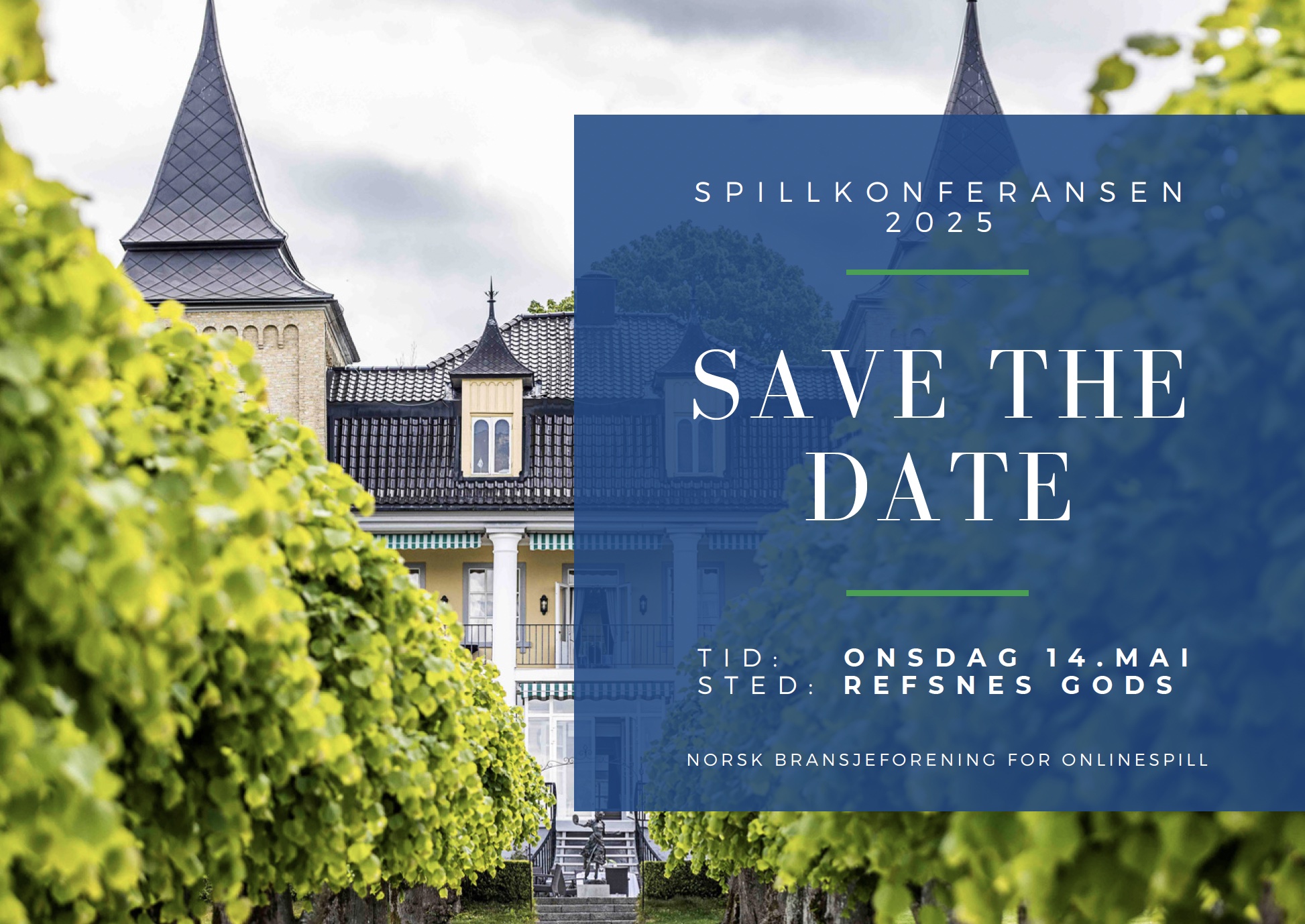 Spillkonferansen 2025 - save the date - Norsk Bransjeforening